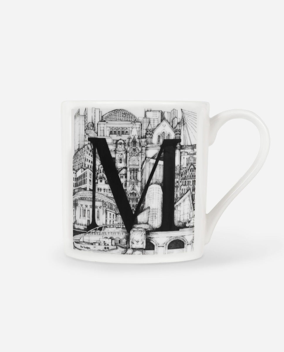 Letter M Mug by The Sculpts – Manchester Art Gallery Shop